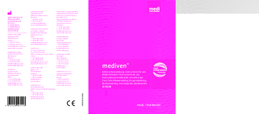 mediven® 550 Arm compression garments for the upper limbs from medi